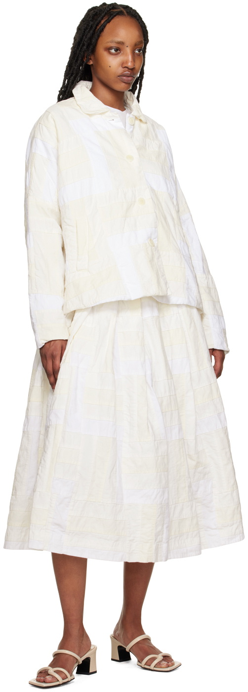 CASEY CASEY Off-White Sun Jacket CASEY CASEY