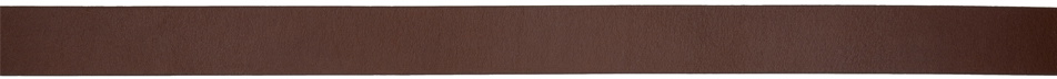 AURALEE Brown Concealed Pin-Buckle Belt Auralee