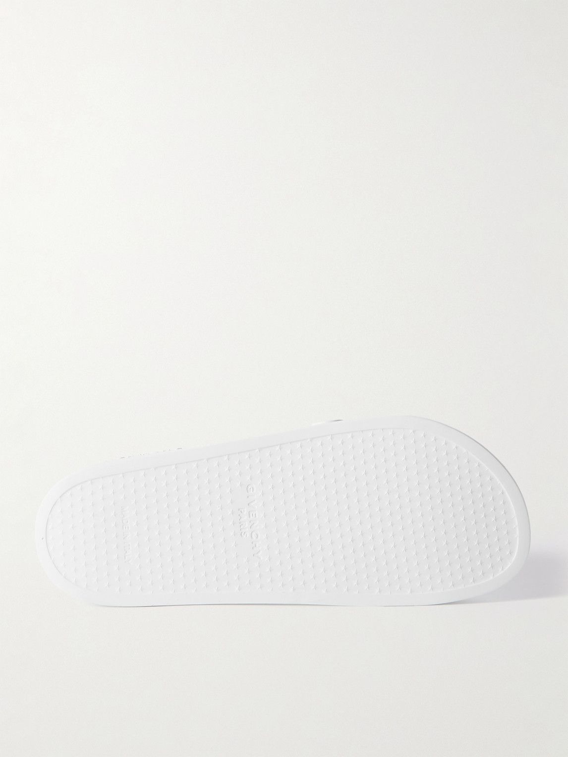 Givenchy - Logo-Embossed Rubber Slides - White Givenchy