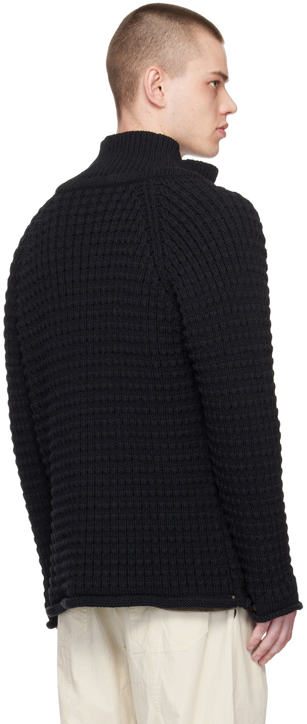 XENIA TELUNTS Black Garun Cardigan XENIA TELUNTS