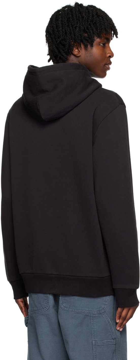 Carhartt Work In Progress Black Script Embroidery Hoodie Carhartt WIP