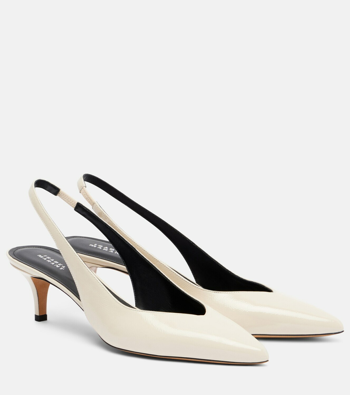 Isabel Marant Padim 50 patent leather slingback pumps Isabel Marant