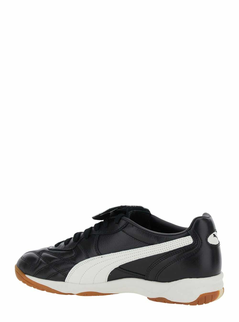 Puma king Black Sneakers With Formstrip Logo Detail On The Side And ...