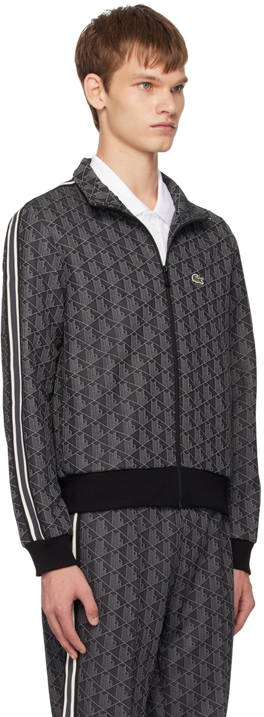 Lacoste Gray Monogram Jacket Lacoste