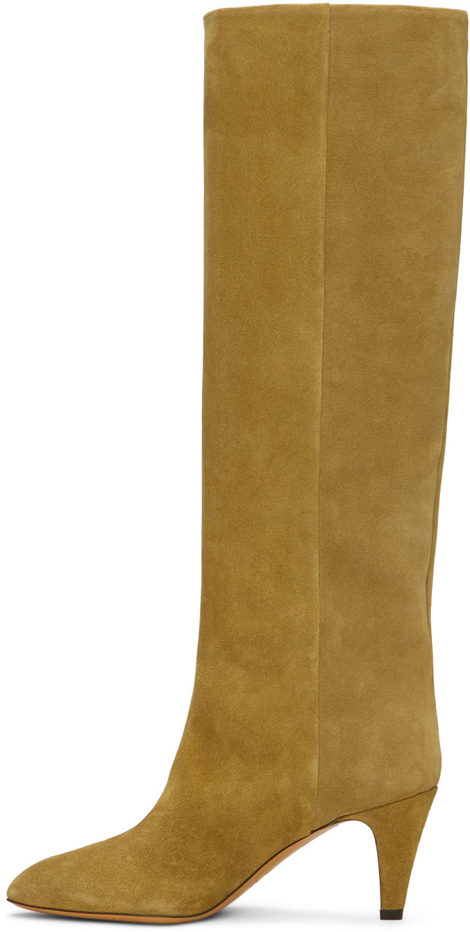 Isabel Marant Khaki Laspi Boots Isabel Marant