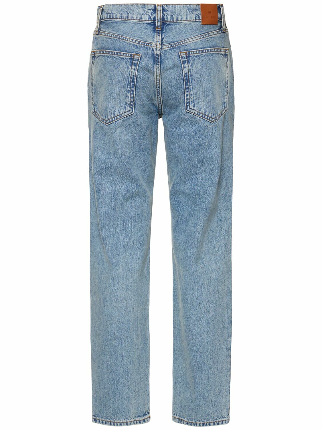 ANINE BING Benson High Rise Straight Jeans ANINE BING
