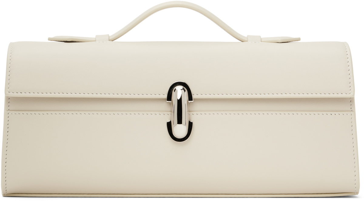 Savette Off-White Slim Symmetry Pochette Bag Savette