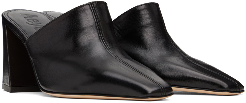 Aeyde Black Peri Mules Aeyde