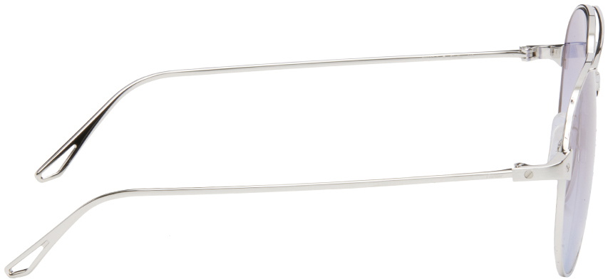 Cartier Silver Aviator Sunglasses Cartier