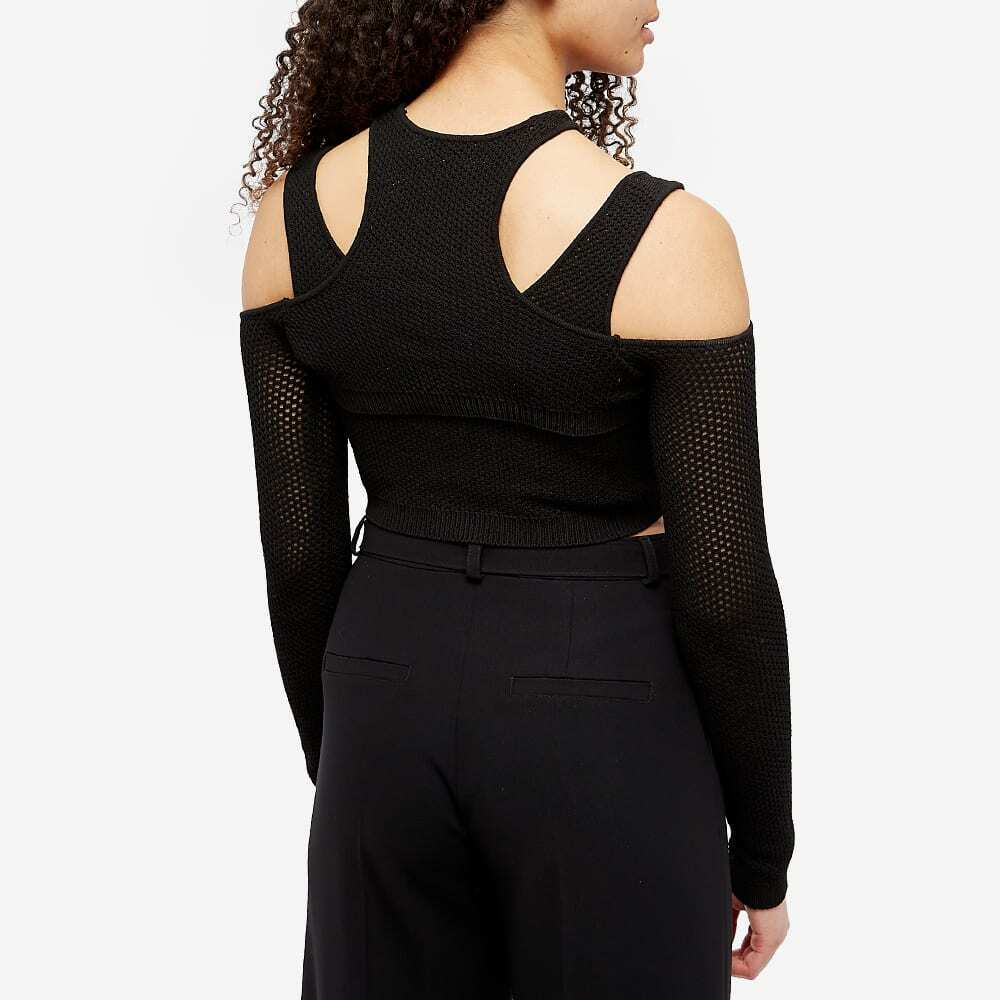 Andrea Adamo Women's ANDREĀDAMO Fishnet Knit Sleeve Harness in Black ...