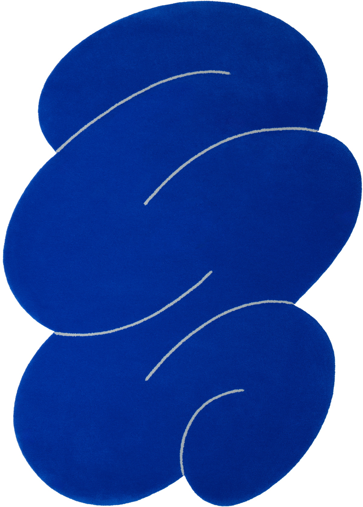 Okej Blue Neptune Squiggle Rug