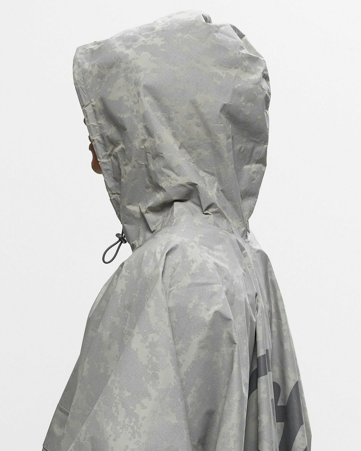 Patta Patta Digi Camo Poncho And Shoulder Bag Set Grey Windbreaker Patta