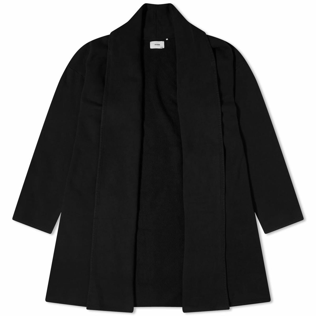 Joah Brown Women's Oversized Terry Cardigan in Black Joah Brown