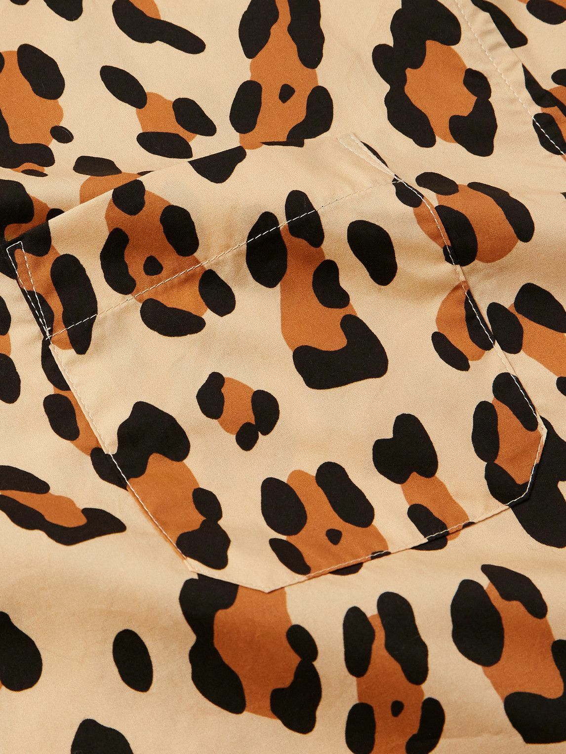 Marni - Convertible-Collar Leopard-Print Cotton-Poplin Shirt - Brown Marni