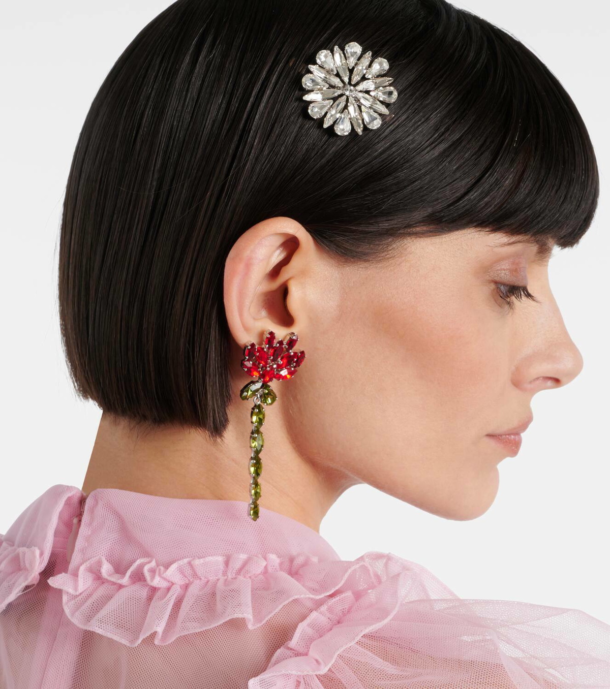 Simone Rocha Blossom crystal-embellished hair clip Simone Rocha