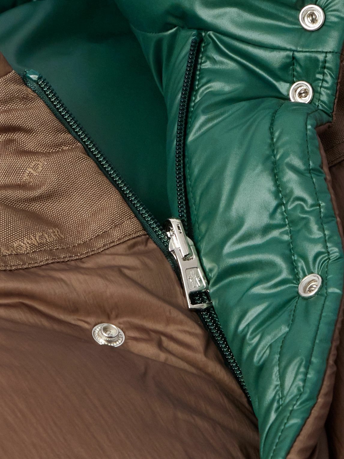 Moncler - Reversible Convertible Canvas-Trimmed Quilted Shell Down ...