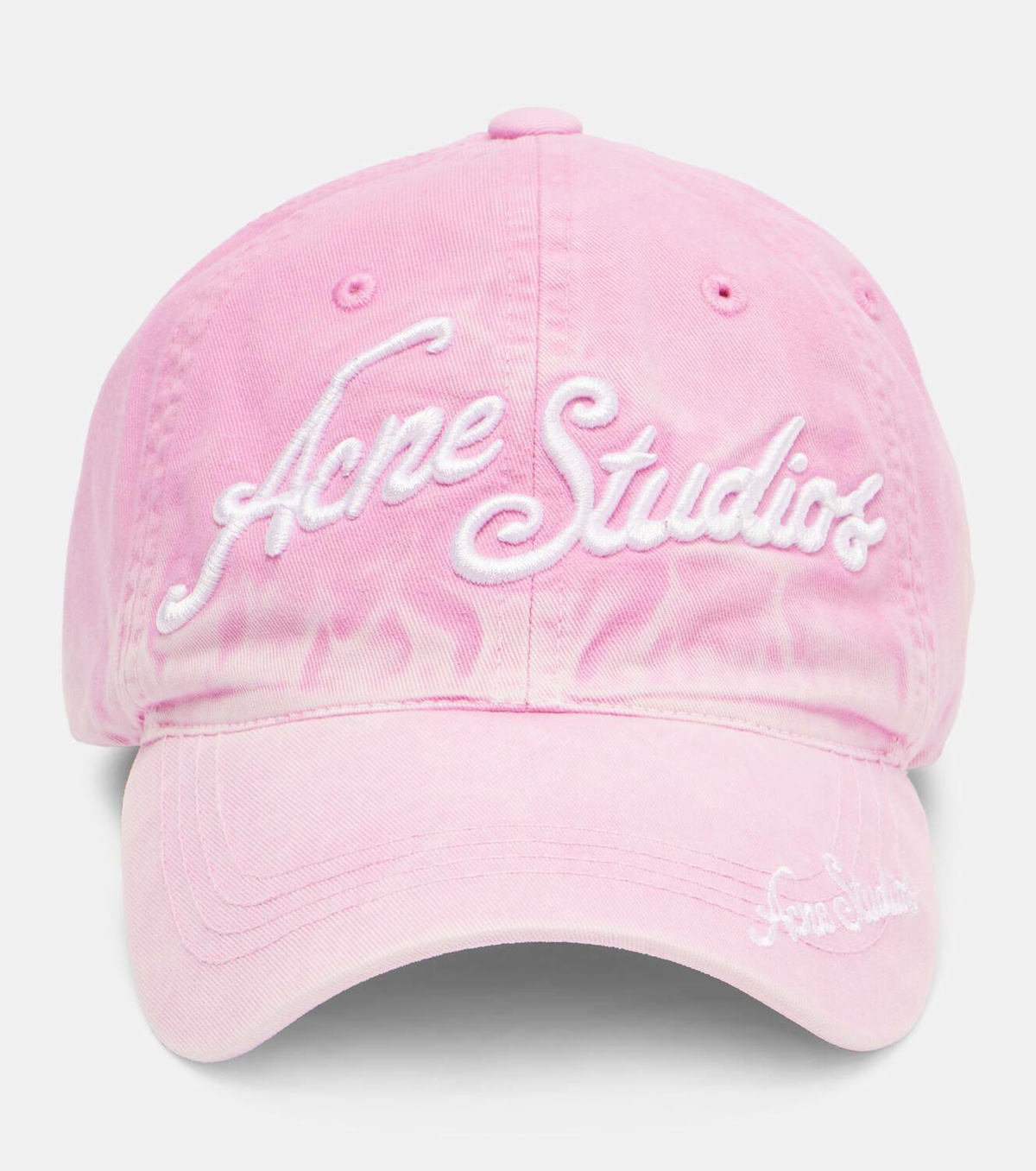 Acne Studios Logo cotton twill baseball cap Acne Studios