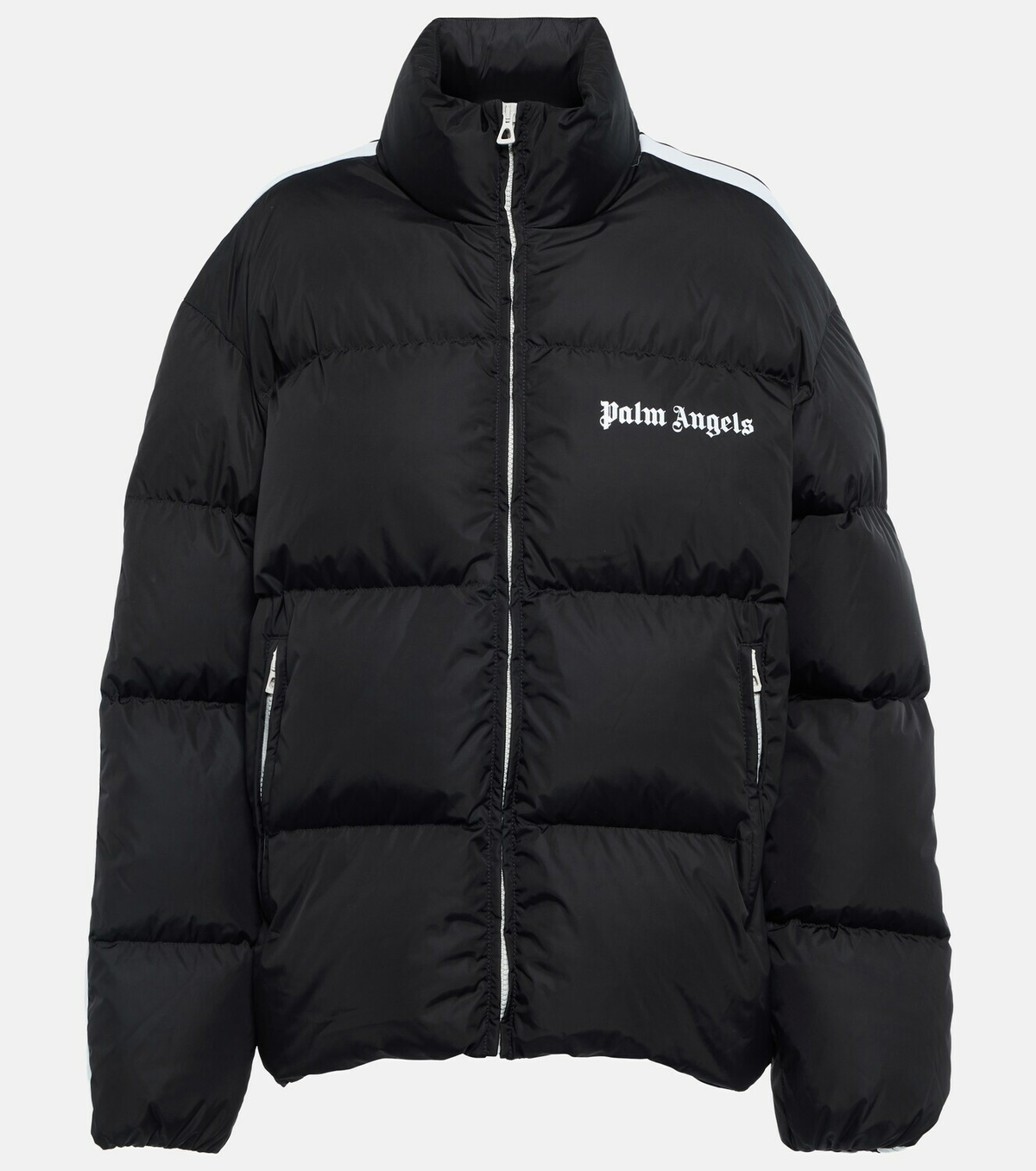 Palm Angels - Logo quilted puffer jacket Palm Angels
