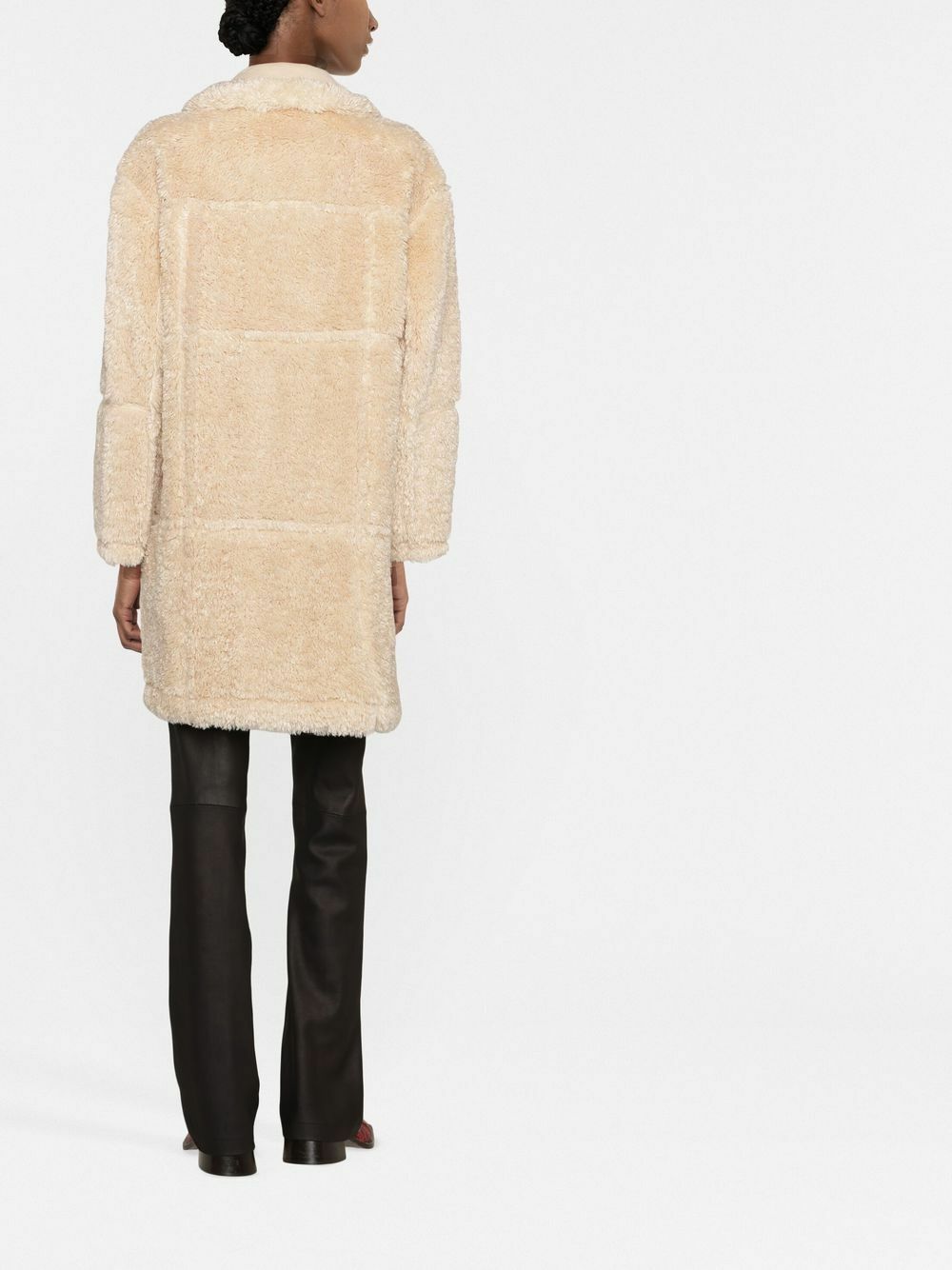 STAND - Samira Faux Shearling Coat Stand Studio