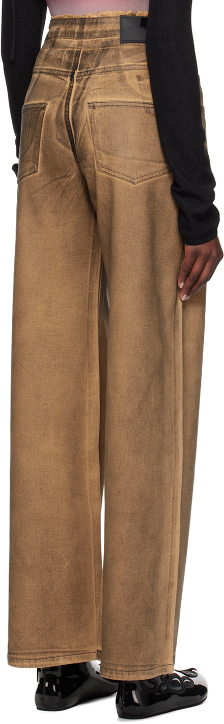 Ottolinger SSENSE Exclusive Orange Jeans Ottolinger