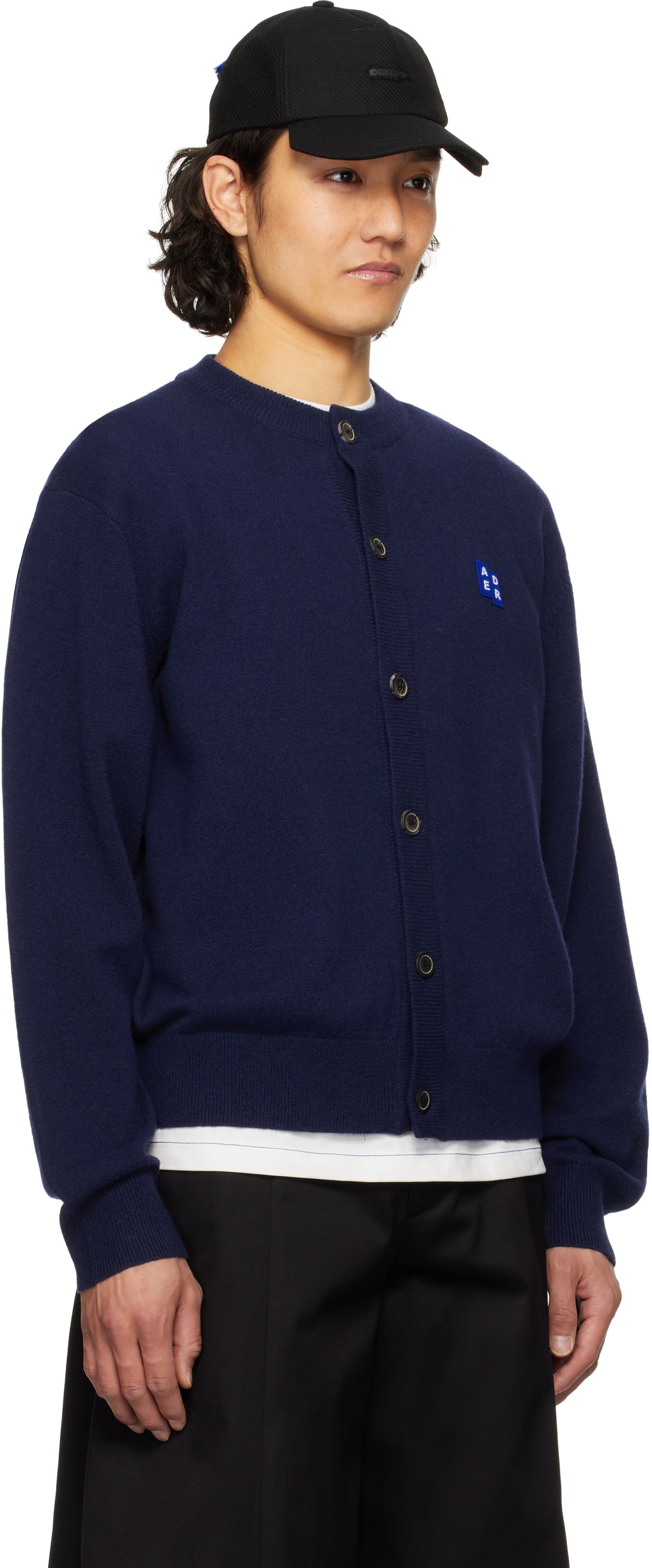 ADER error Navy Sig; TRS Tag 02 Cardigan ADER error