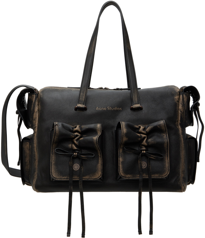 Acne Studios Brown Multipocket Tote Acne Studios