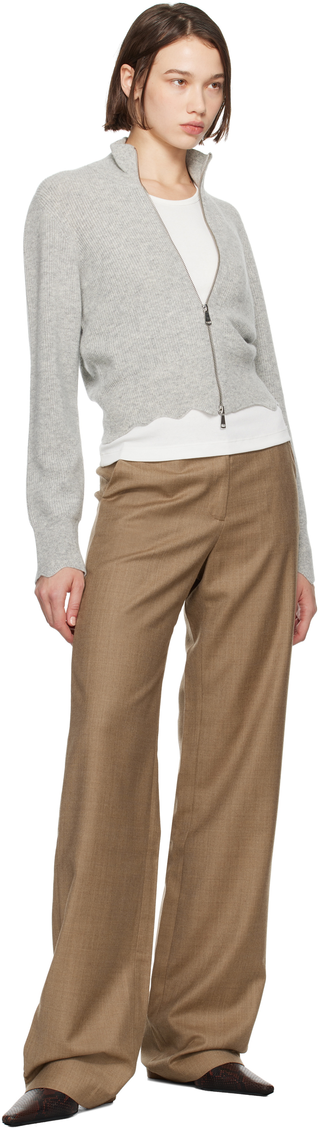 Aya Muse Gray Janus Sweater Aya Muse