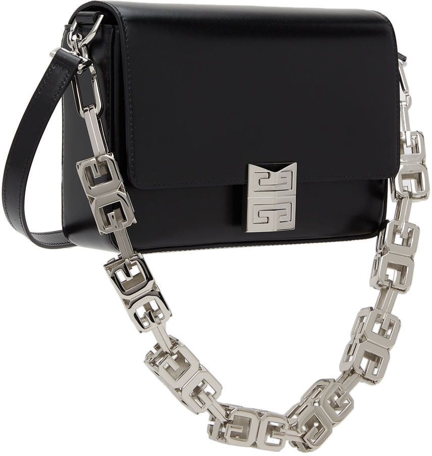 Givenchy Black 4G Chain Shoulder Bag Givenchy