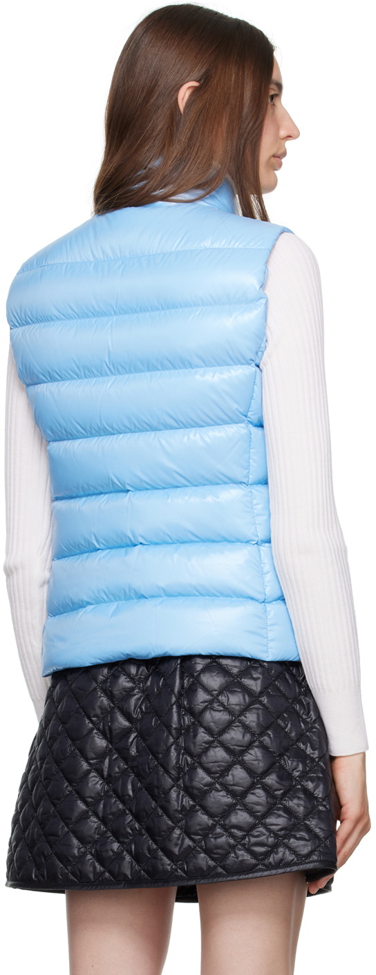 Moncler Blue Ghany Down Vest Moncler