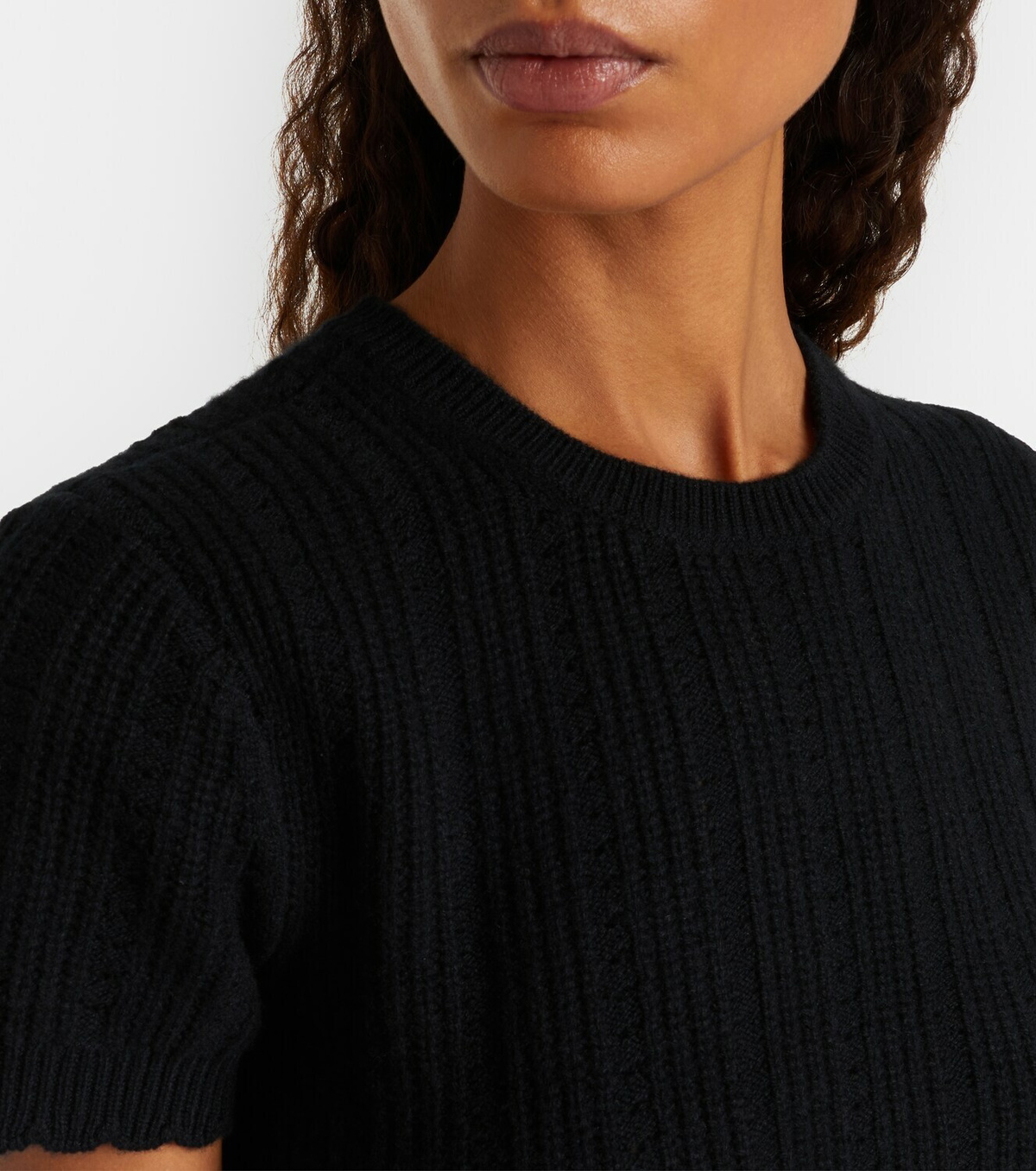 Frame The Getaway cashmere crop top Frame Denim