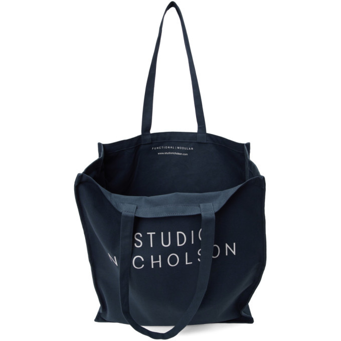 Studio Nicholson Navy Standard Tote Studio Nicholson