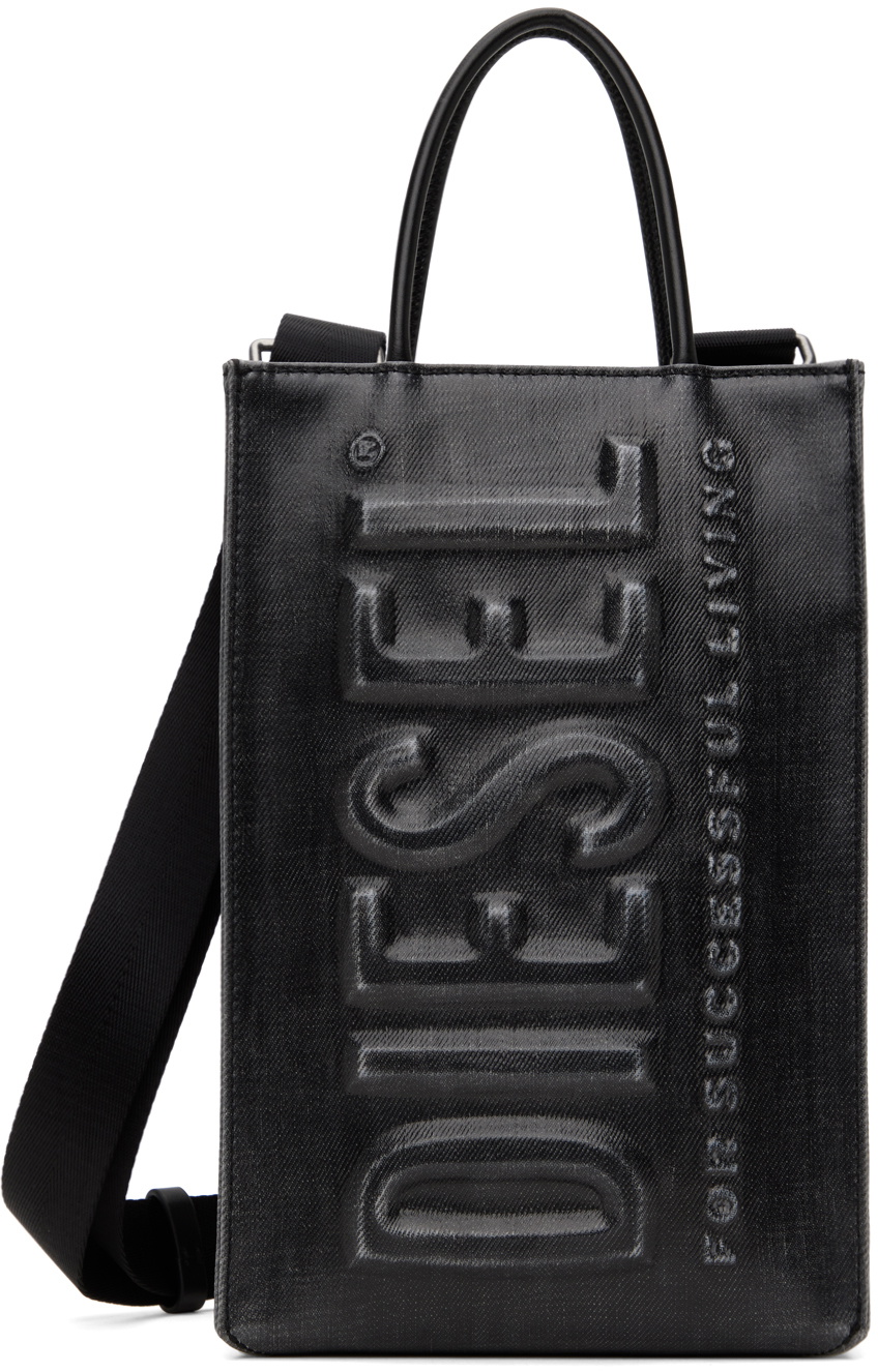 Diesel Black Dsl 3D Shopper M X Tote Diesel