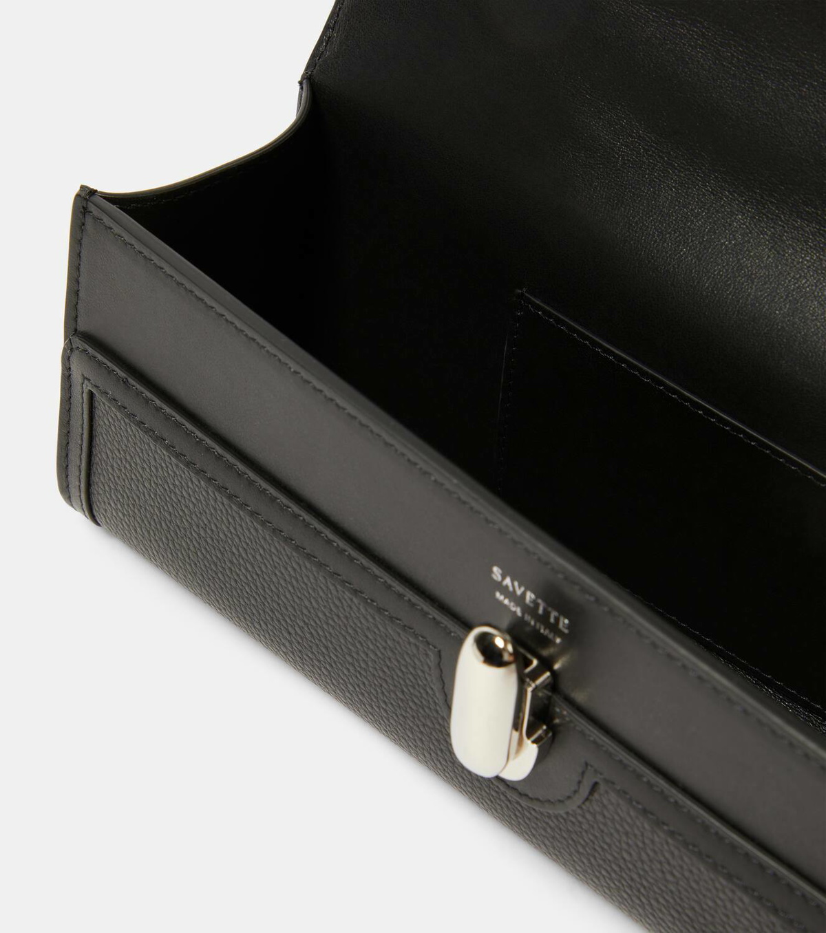 Savette Symmetry Pochette Slim leather tote bag Savette