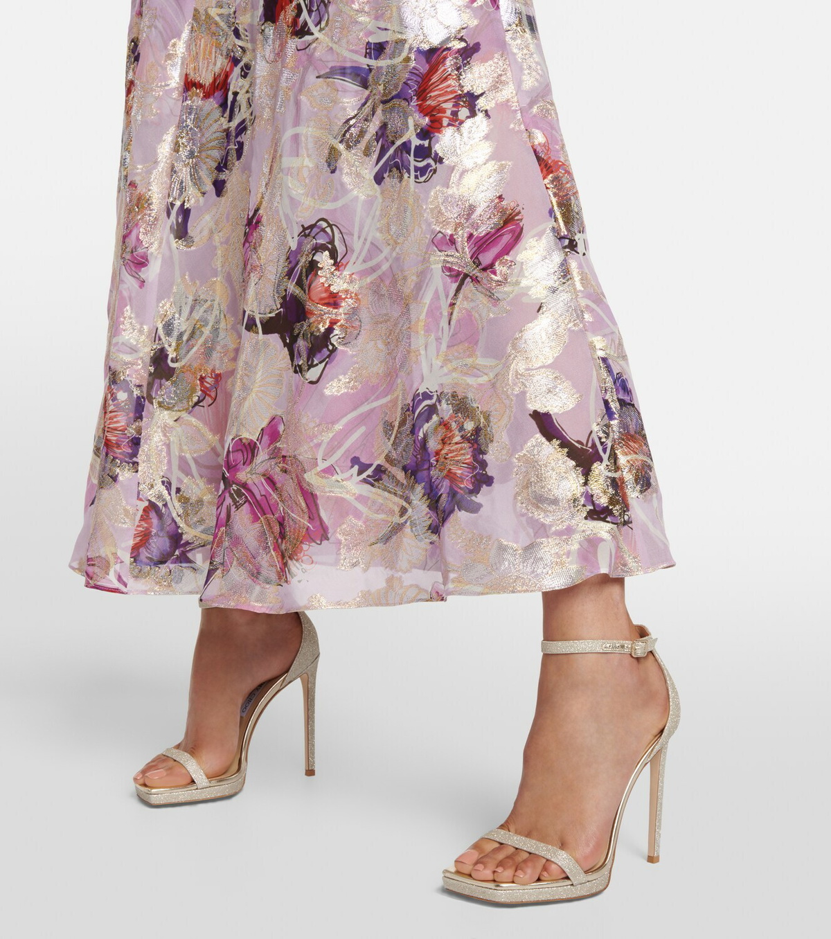 Jimmy Choo Alva 120 embellished leather sandals Jimmy Choo