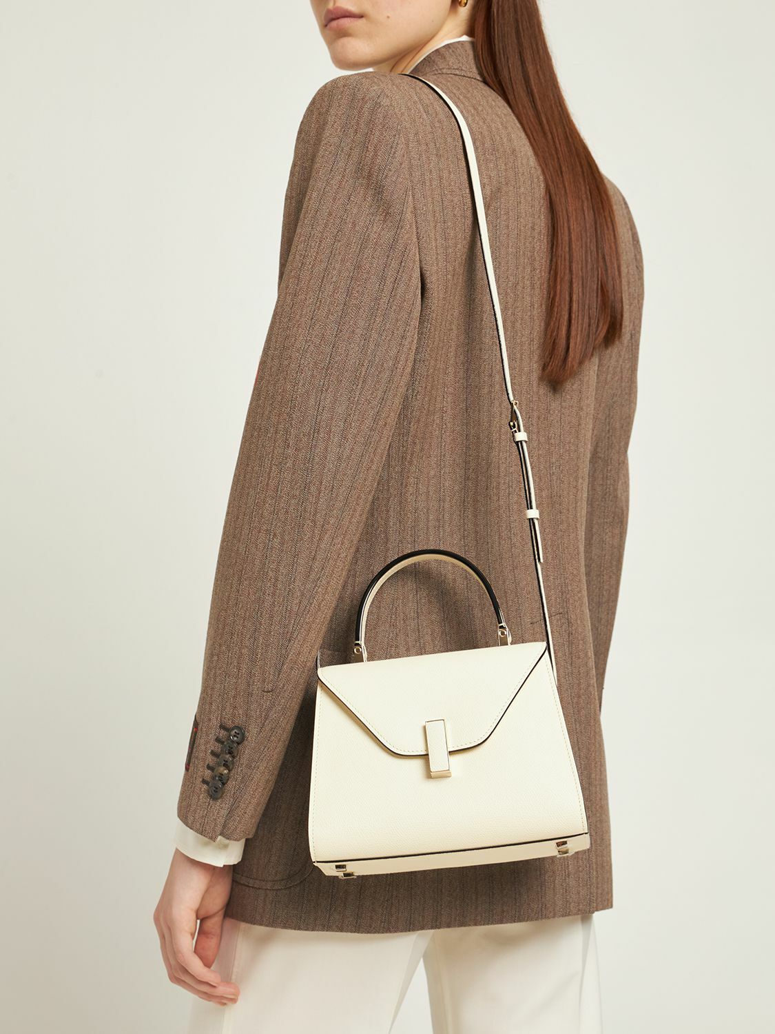 VALEXTRA - Mini Iside Grained Leather Bag Valextra
