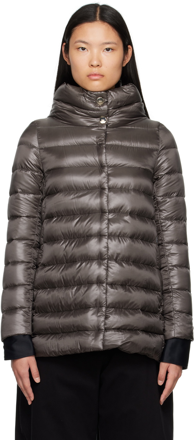 Herno Gray Amelia Down Coat Herno
