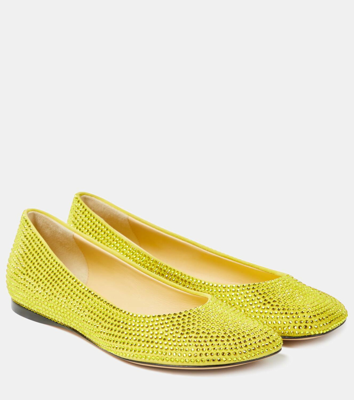 Loewe Toy embellished suede ballet flats Loewe