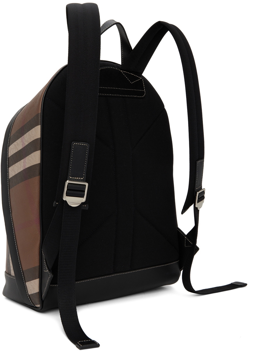 Burberry Brown Check Backpack Burberry