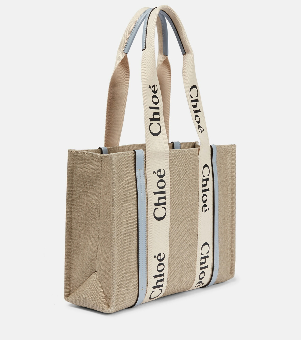 Chloe - Woody Medium canvas tote bag Chloe