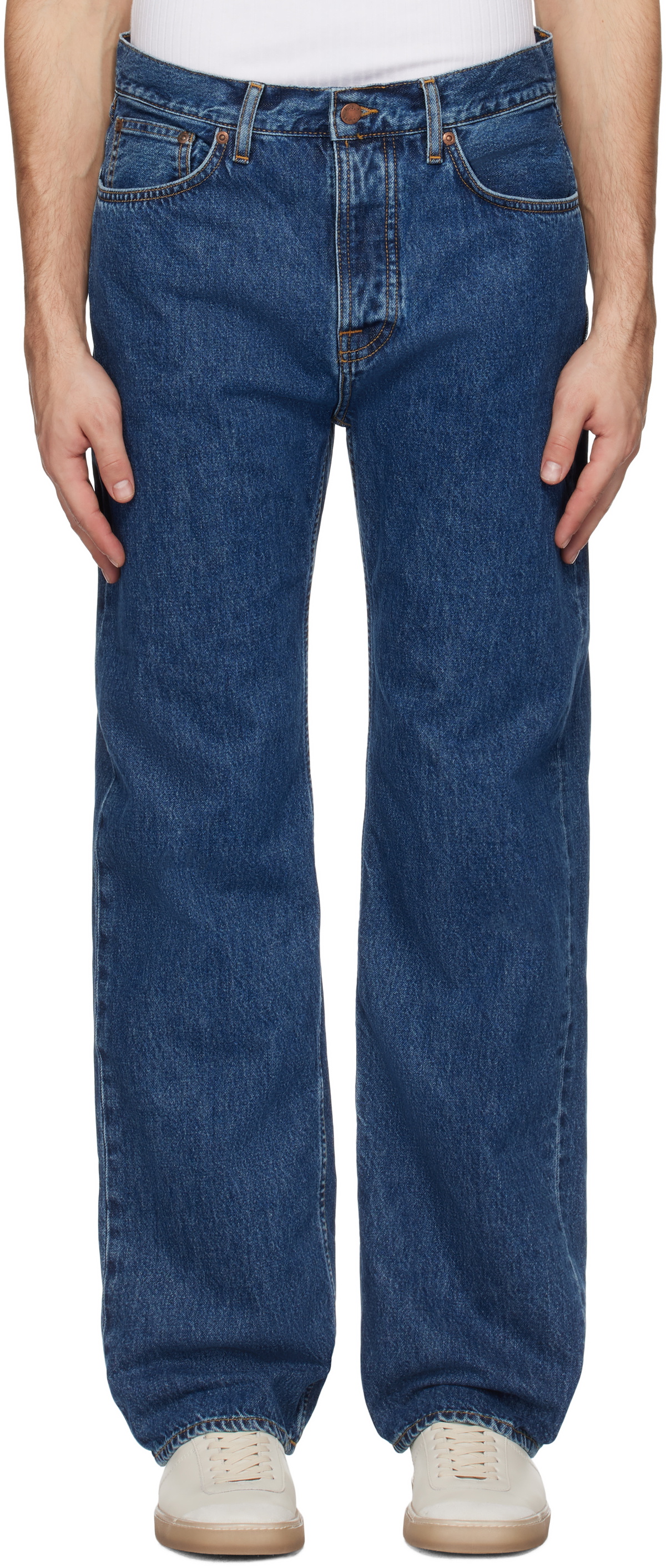 Nudie Jeans Blue Tuff Tony Jeans Nudie Jeans Co