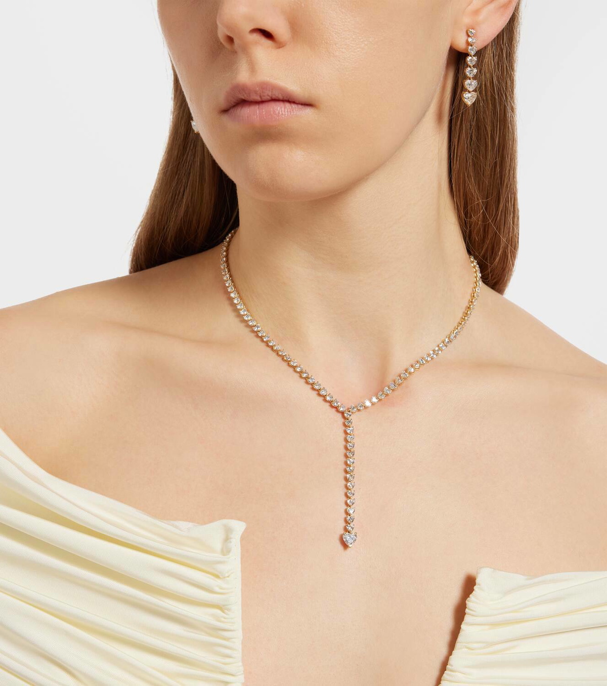 Shay Jewelry Heart 18kt gold necklace with diamonds Shay Jewelry