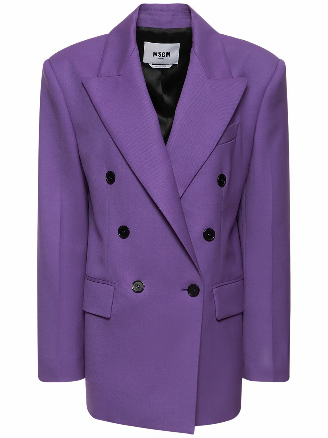 MSGM - Double Breasted Wool Jacket MSGM