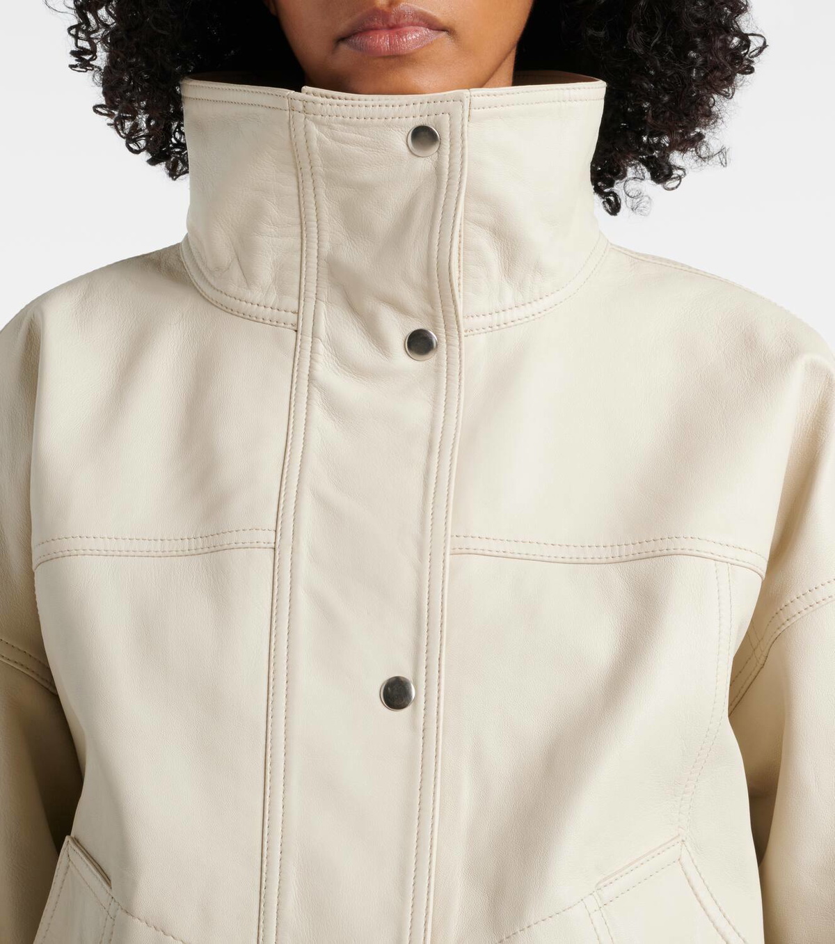 Róhe Leather bomber jacket Róhe