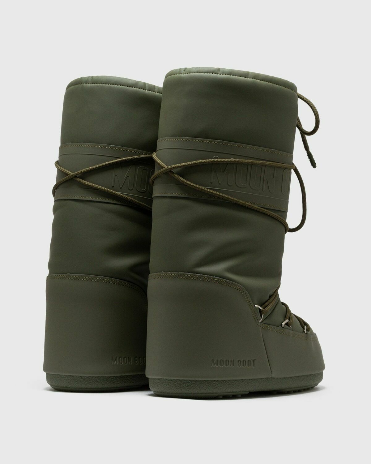 Moon Boot Mb Icon Rubber Green Boots Moon Boot