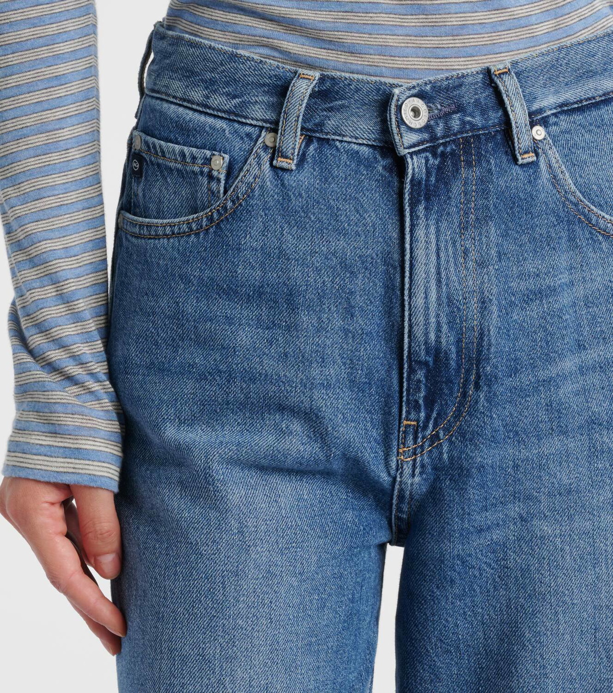 AG Jeans Kora mid-rise wide-leg jeans AG Jeans