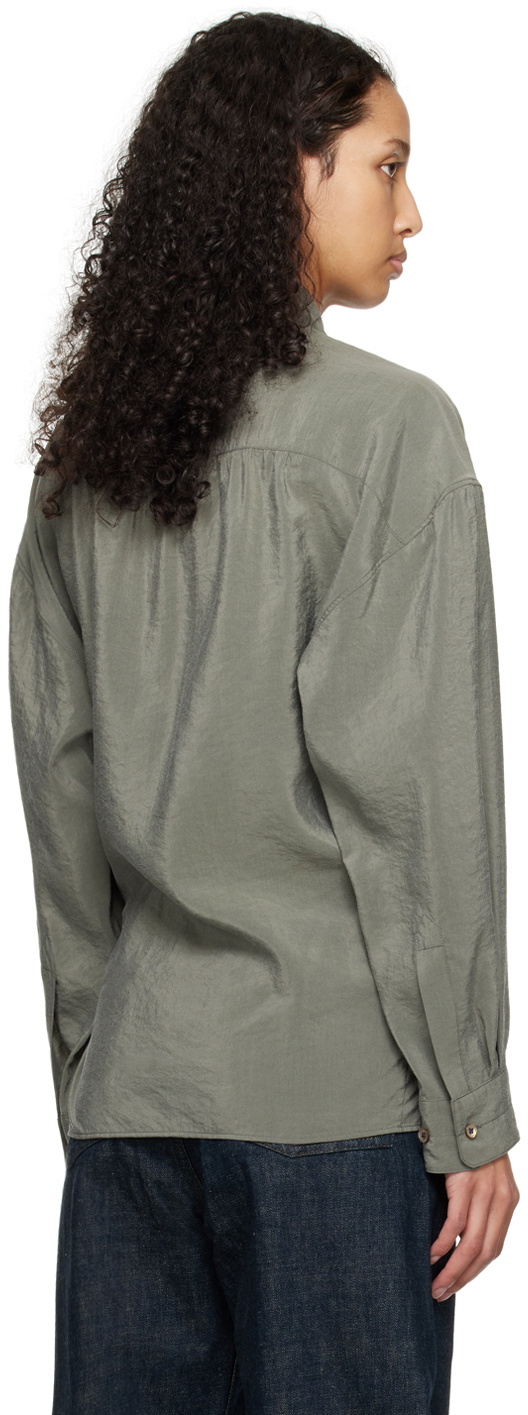 LEMAIRE Gray Twisted Shirt Lemaire