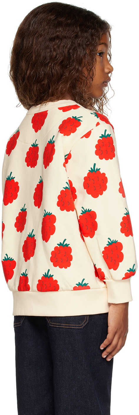 TINYCOTTONS Kids Off-White Raspberries Sweatshirt TINYCOTTONS