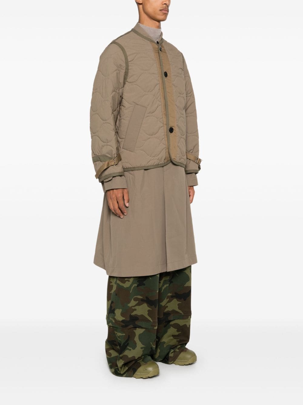 SACAI - Long Quilted Coat Sacai