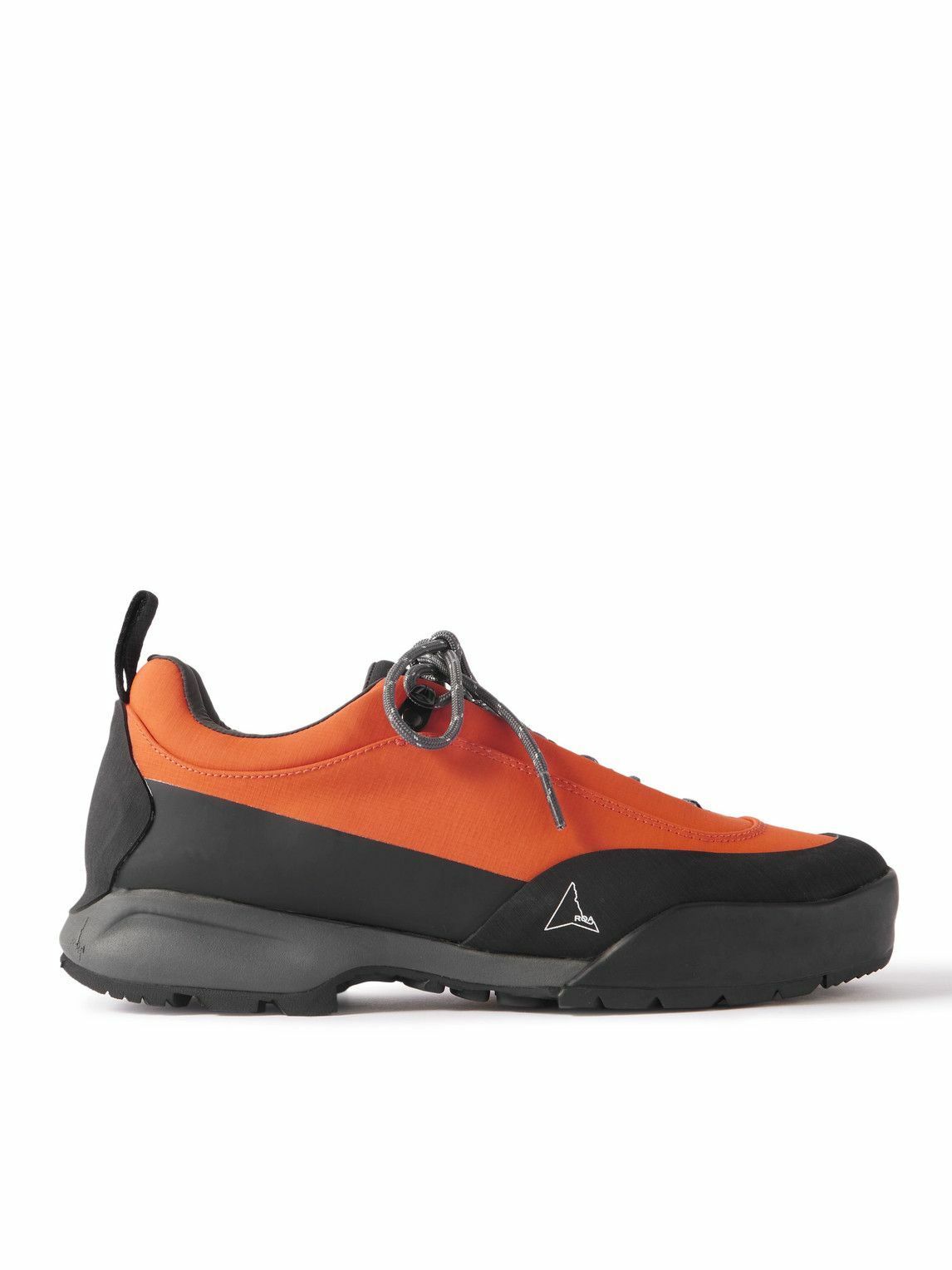 ROA - Cingino Rubber-Trimmed Microfibre Hiking Sneakers - Orange ROA