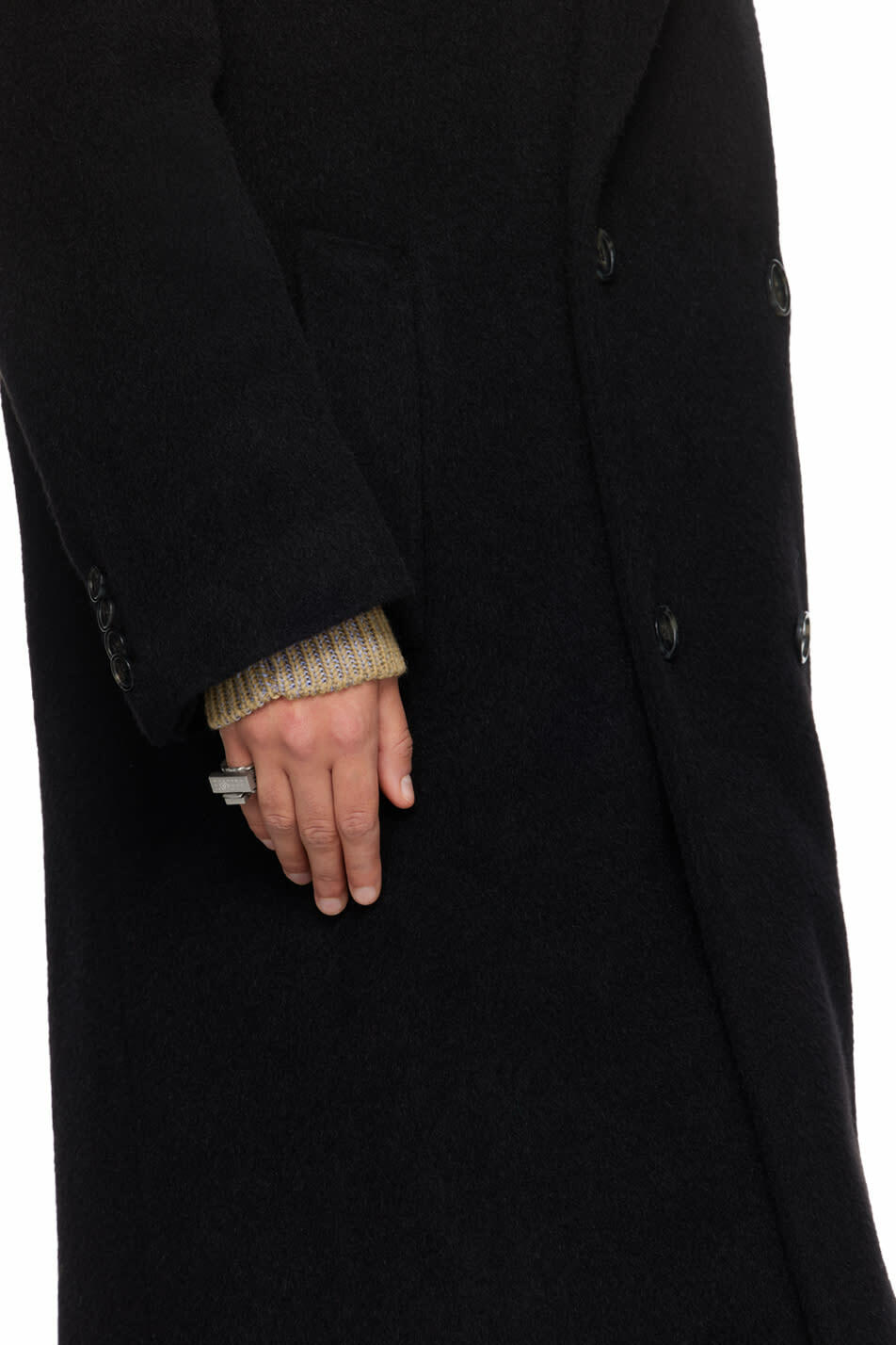 MM6 Maison Margiela Silver Expandable Ring MM6 Maison Margiela